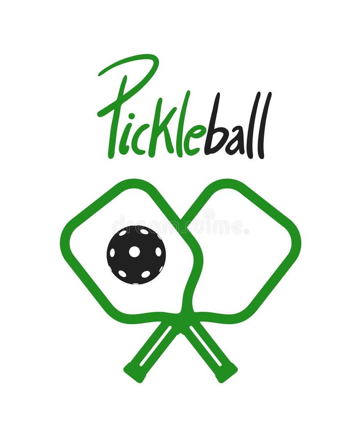 Pickleball sport symbol stock vector. Illustration of isolated - 162331764