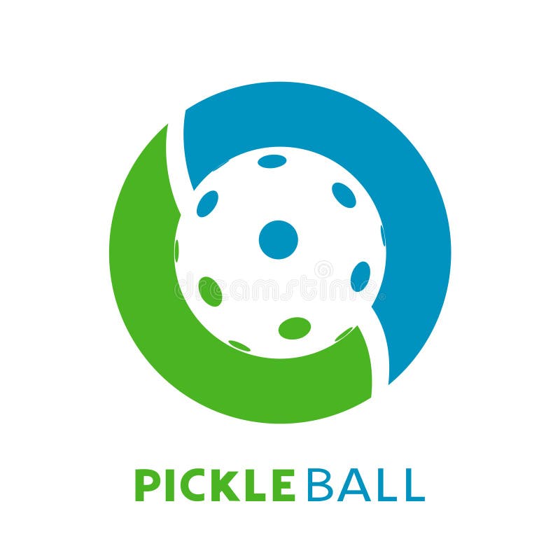 Pickleball sport symbol stock vector. Illustration of play - 243615756