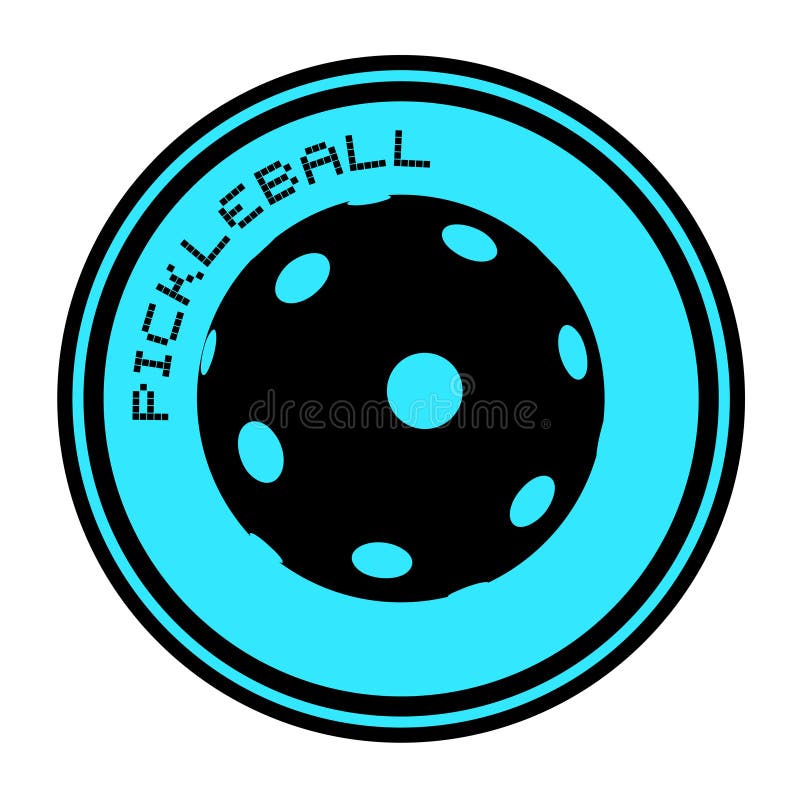 Pickleball symbol design stock vector. Illustration of game - 132921143