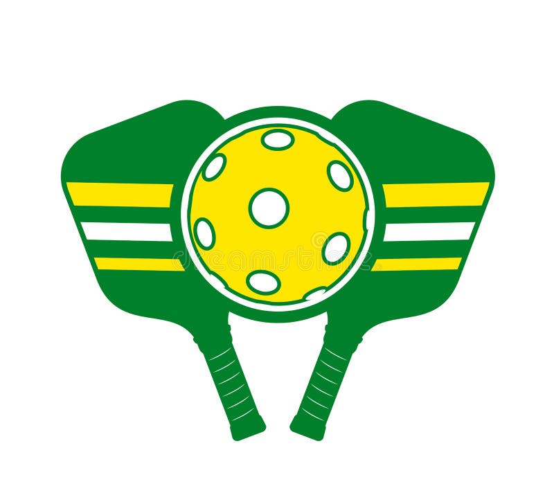 Pickleball symbol design stock vector. Illustration of hobby - 148375574