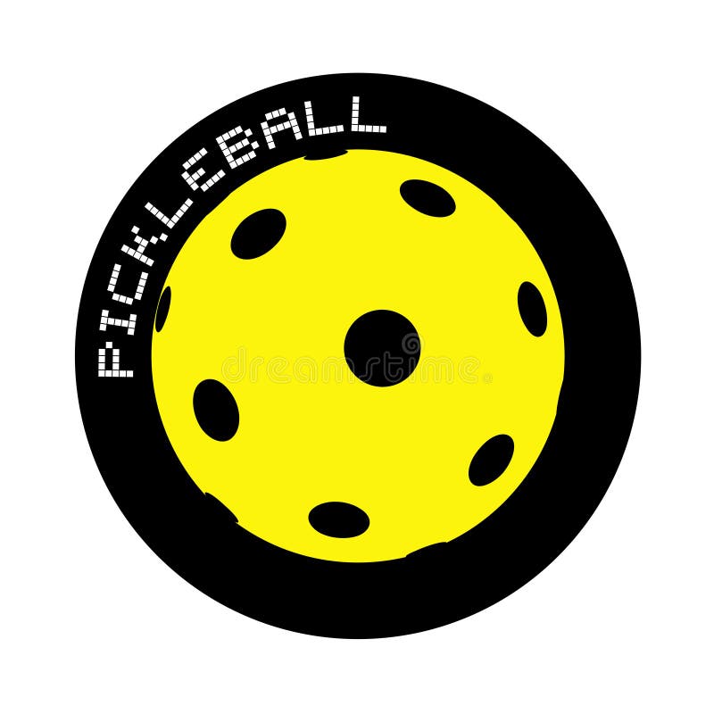 Pickleball symbol design stock vector. Illustration of pickleball ...