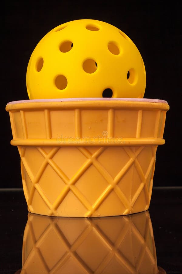 Pickleball Cone stock photo. Image of action, events - 111281948