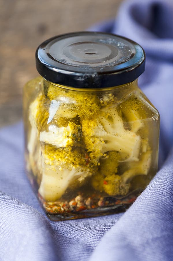 Pickled broccoli stock photo. Image of food, pickle, ingredient - 78144360
