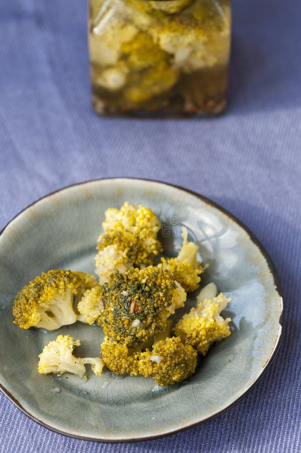 Pickled broccoli stock photo. Image of isolated, pickle - 78144508