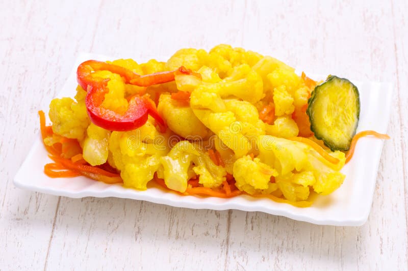 Pickled Cauliflower Cabbage Stock Photo - Image of vegetarian, studio ...