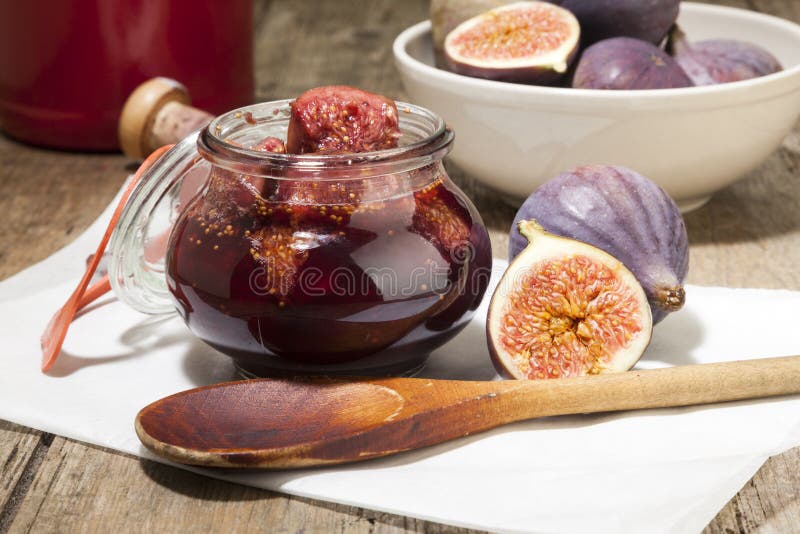 Pickled figs in port wine stock photo. Image of figs - 60040508
