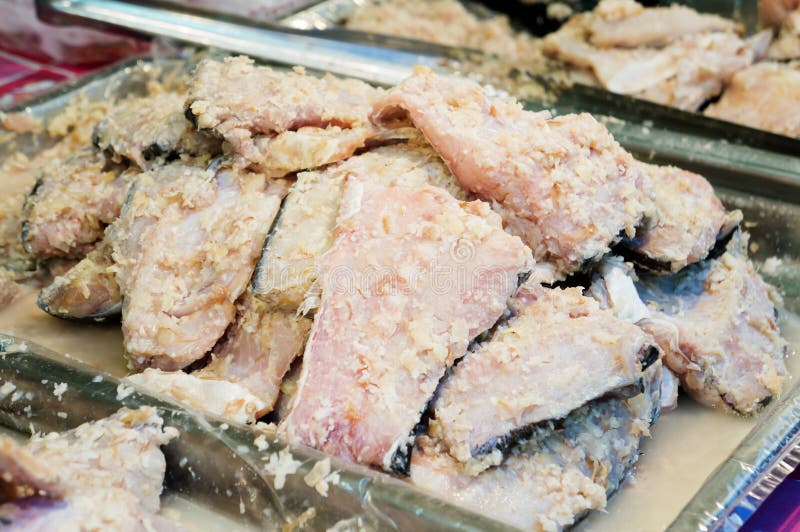 Pickled fish stock image. Image of market, lemongrass - 73326851