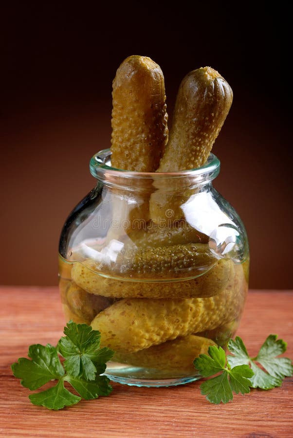 Pickled gherkins stock image. Image of vegetarian, tasty - 33133075