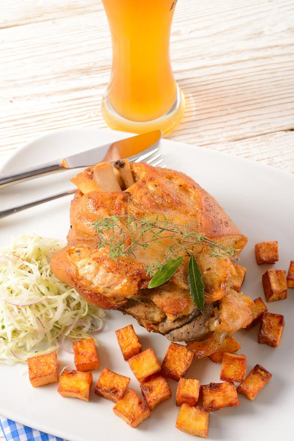 Pickled ham hock stock photo. Image of brown, baked, german - 27643114