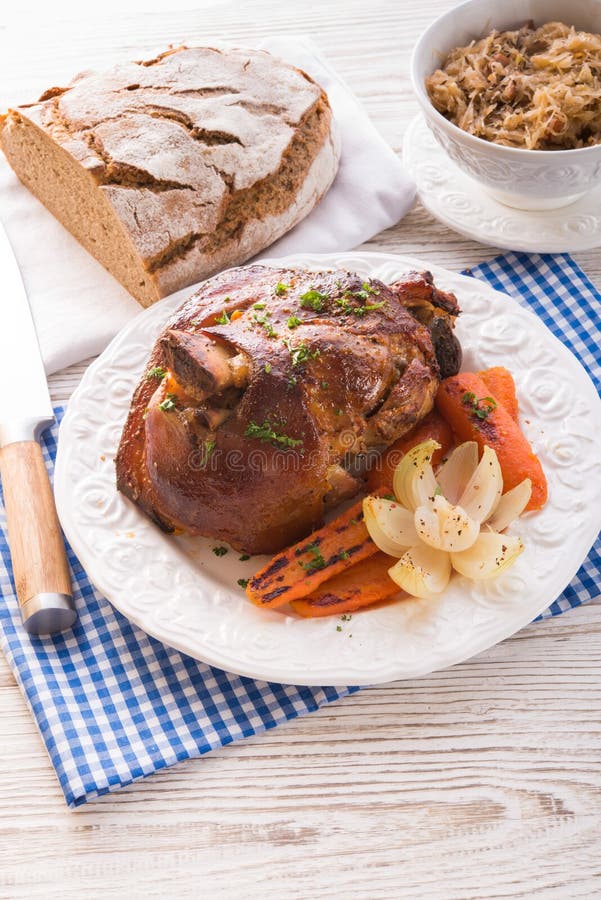 Pickled ham hock stock image. Image of lunch, lower, brown - 29107927