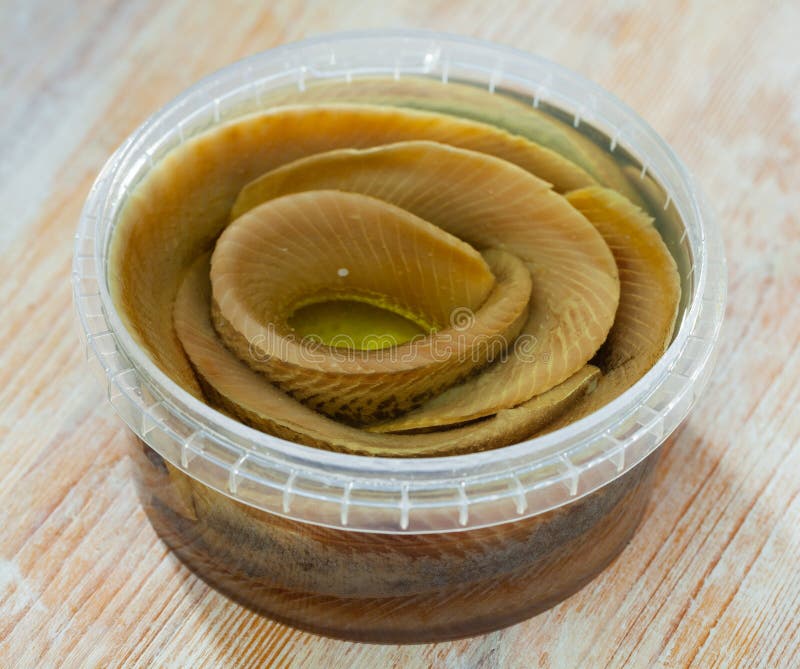 Preserved Marinated Herring Stock Image - Image of sprats, fish: 219159837