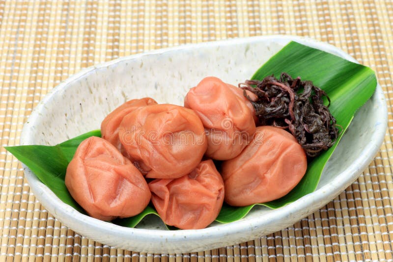 Pickled plum stock image. Image of salt, umeboshi, background - 25404085