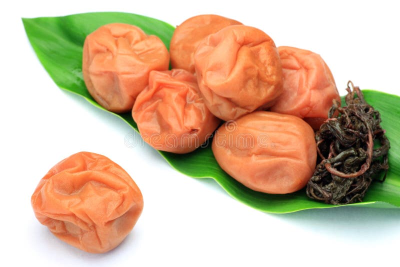Pickled plum stock image. Image of salt, umeboshi, background - 25404085