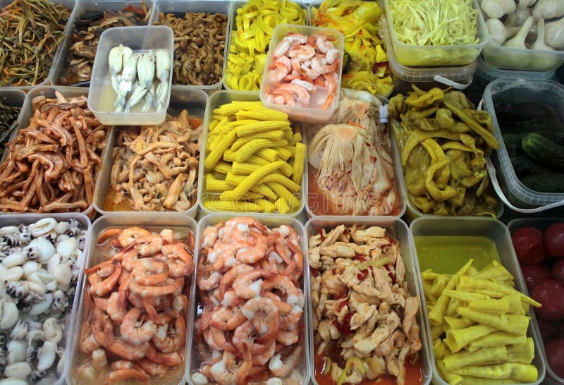 Pickled Products on the Market Stock Image - Image of ingredient ...