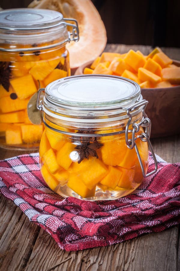 Pickled pumpkin. stock photo. Image of homemade, preserved - 58756268