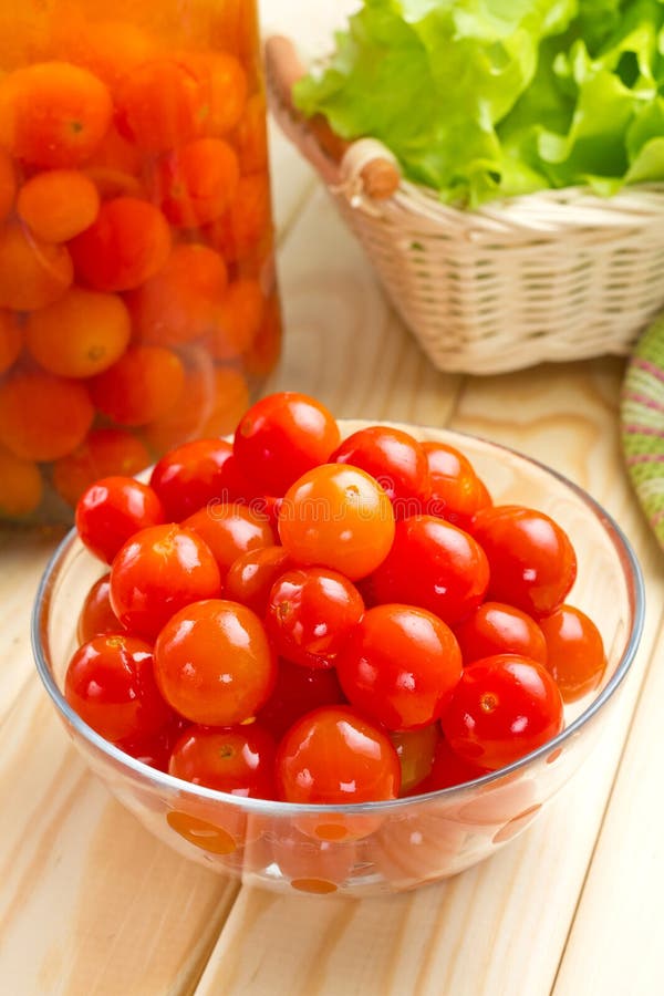 Pickled tomatoes stock image. Image of bottle, organic - 28335513