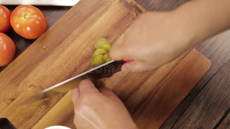 Pickles - Cutting Pickles on Wood - Complete Process - Top Angle Stock ...