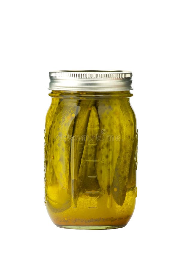 Pickles in jar stock photo. Image of kitchen, vegetables - 20520858