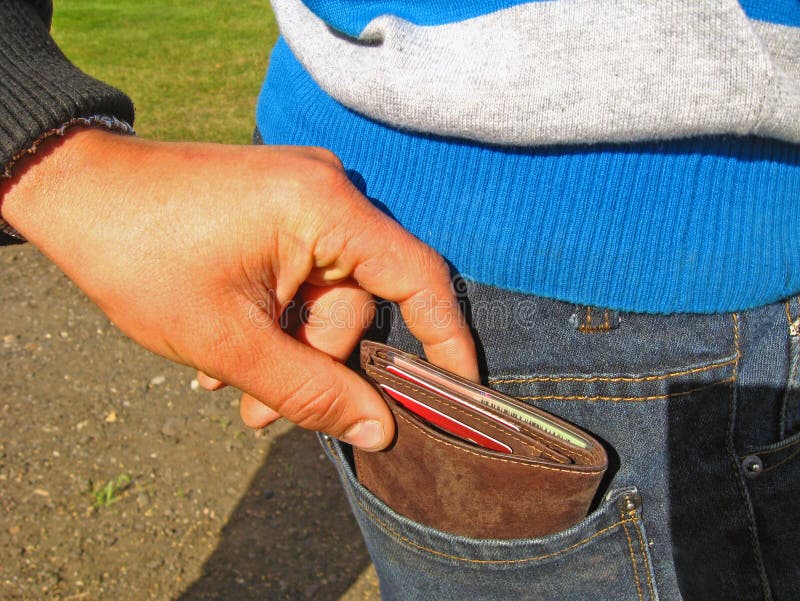 Pickpocket 2 stock image. Image of pocket, cards, billfold - 26603645