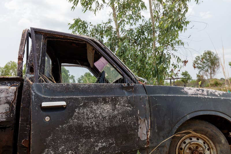Pickup car wreck stock image. Image of pickup, street - 71130803