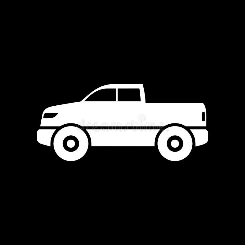 Pickup Icon Simple Flat Vector Illustration Stock Vector - Illustration ...