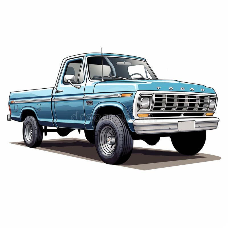 Pickup Truck Website with a Userfriendly Design Stock Illustration ...