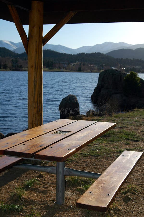 Picnic area stock photo. Image of outside, roof, grill - 2516138