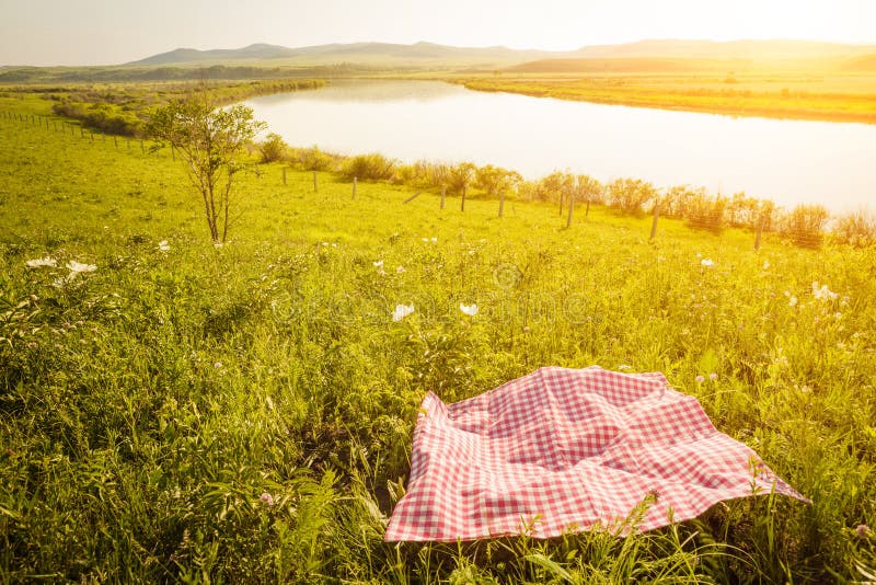 Picnic background stock image. Image of park, lunch, checkerboard ...