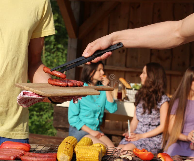 Picnic stock photo. Image of close, friends, hang, barbeque - 57559780