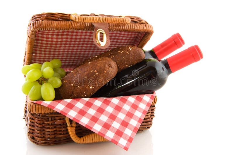 Picnic set stock image. Image of fruit, stripes, outdoor - 14234945