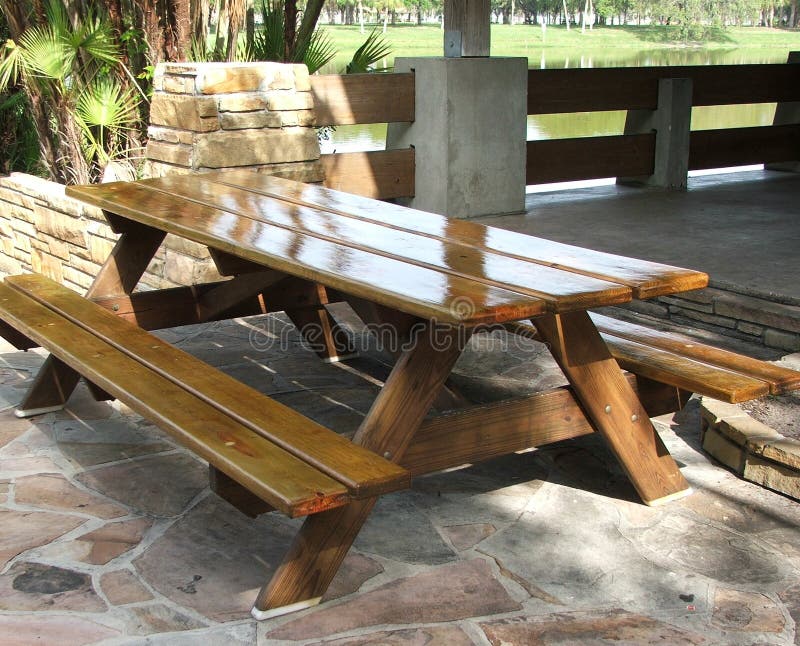 Picnic table stock photo. Image of meal, country, leisure - 54366252