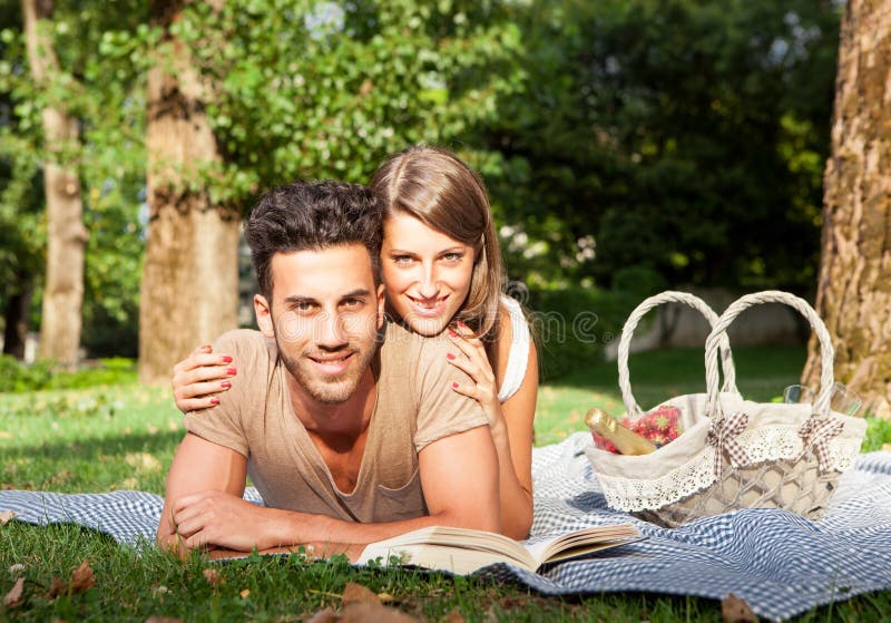 Picnik stock image. Image of lovers, park, beautiful - 26757785