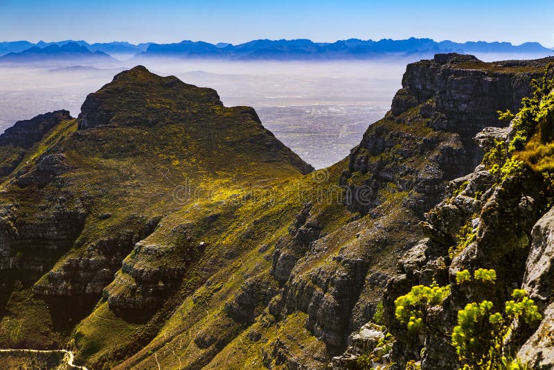Pico Del ` S Del Diablo, Cape Town Foto de archivo - Imagen de ...