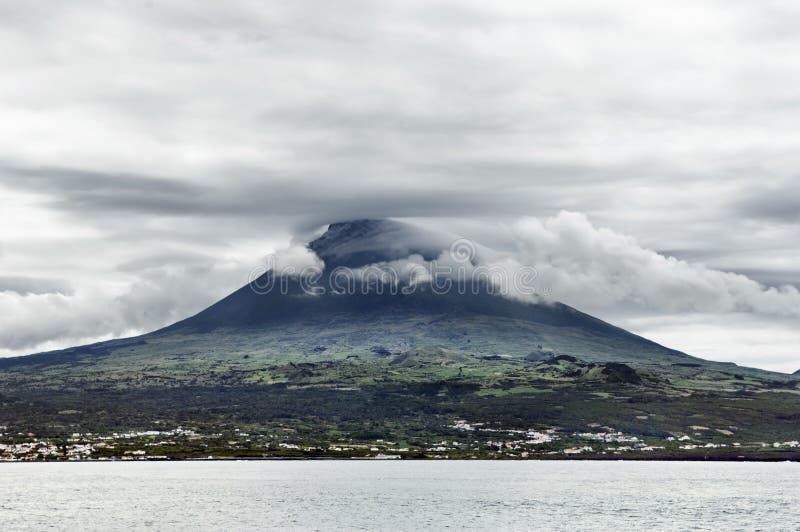 Pico Volcano View From The Sea, Pico Island, Azore Picture. Image: 6660253