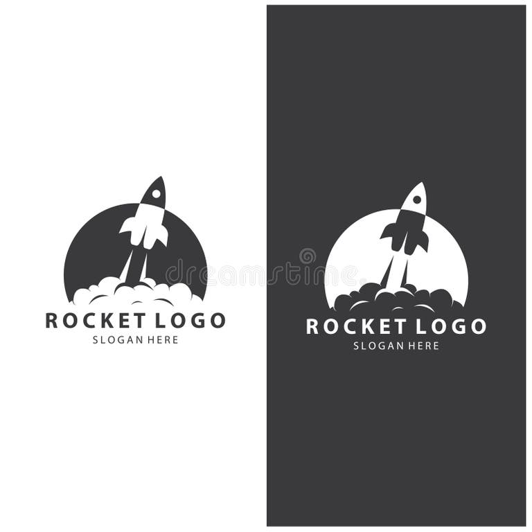 Logo Starship Launch Template Vector Design Stock Illustrations – 69 ...
