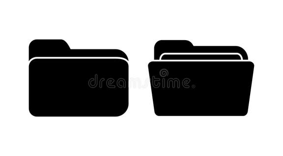 Pictogramă Folder . Pictogramă Folder Document Stock Illustration ...