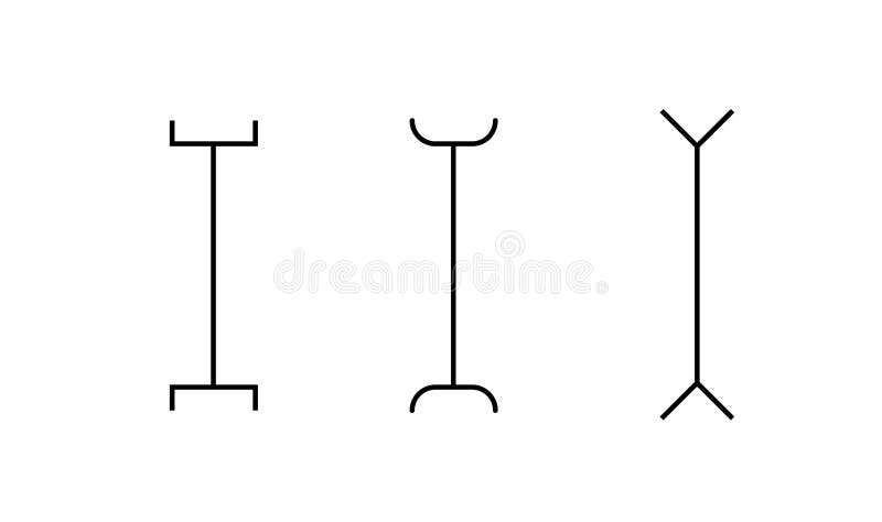 Pictogram for Editing and Formatting with Simple Strokes. Stock Vector ...