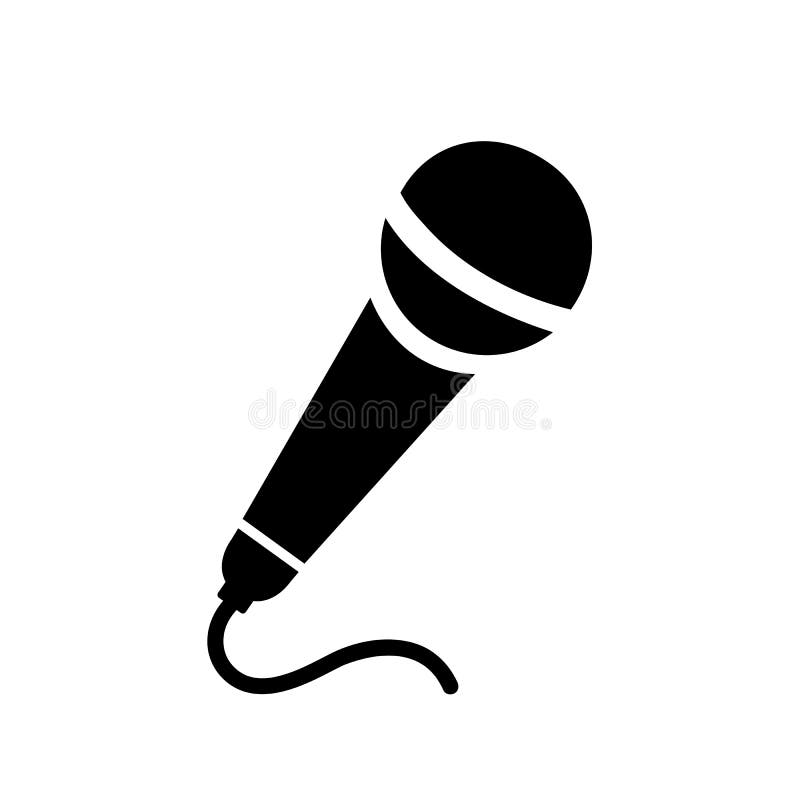 Pictogram Microfoon - Voorraadvector Stock Illustratie - Illustration ...