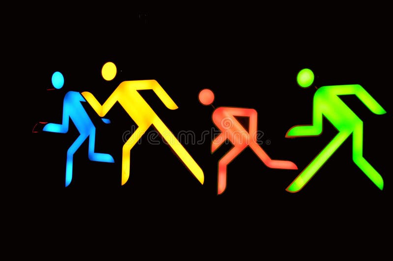 Pictogram running stock image. Image of jogger, elbow - 17000999