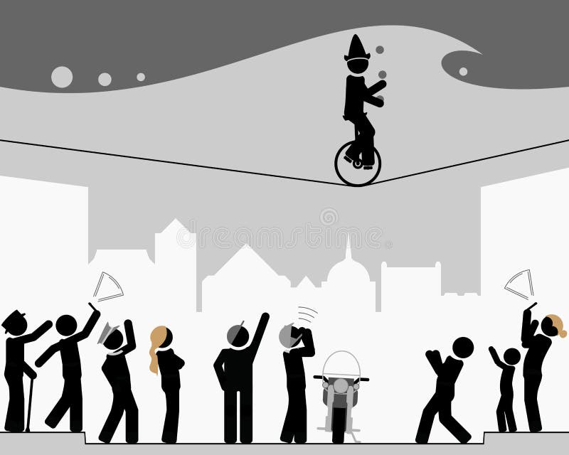 Pictogram Scene of Looking Up and Gesturing Stock Vector - Illustration ...