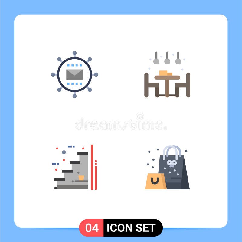 Pictogram with steps stock vector. Illustration of icons - 12703836