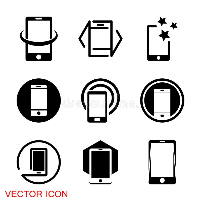 Pictogram Smartphone Pictogram Vectorafbeelding Van Smartphone Stock ...