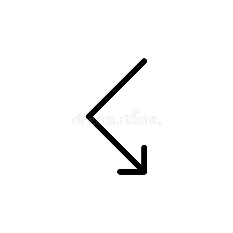 Pictogram Van De Pijl Van De Symboollijn Geschikt Voor Om Het Even Welk ... Pictogram Van De Pijl Van De Symboollijn Geschikt Voor Om Het Even Welk ...
