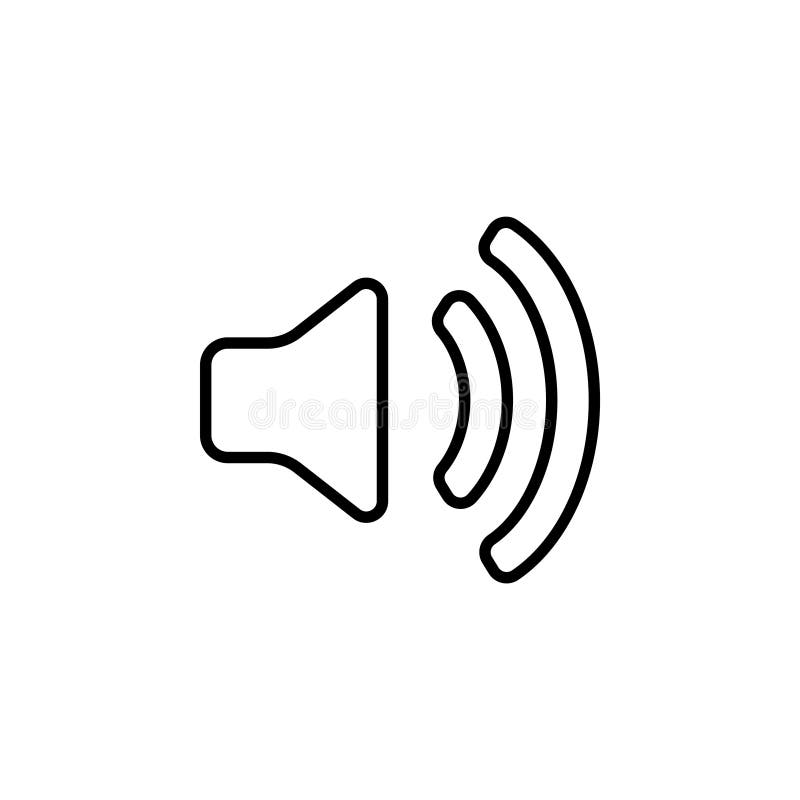 Pictogram Van De Volume Het Hoge Lijn Vector Vector Illustratie ...