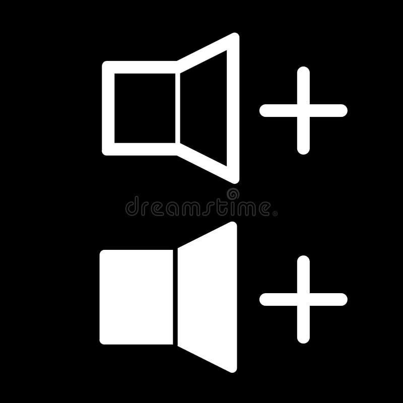 Pictogram Van De Volume Het Hoge Lijn Vector Vector Illustratie ...