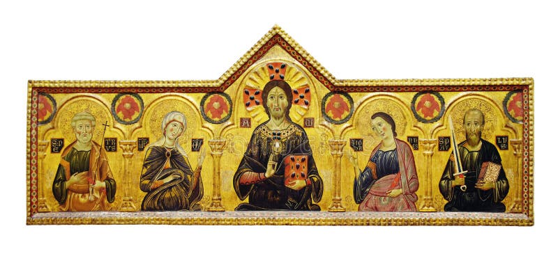 Pictogram Van Jesus-Christus Stock Afbeelding - Image of evangelie ...