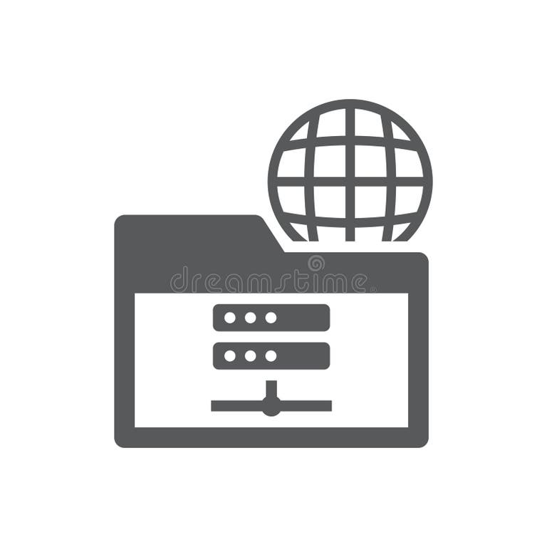 Pictogram Van Map Met Cloudomiciliekopiedocumentmappictogram Voor Map ...