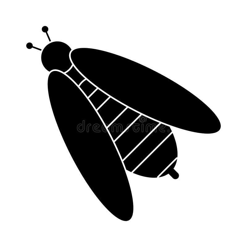 Pictogramme D'insecte D'insecte De Miel D'abeille Illustration de ...
