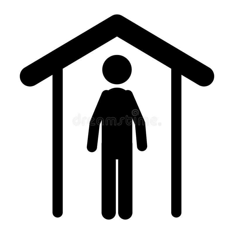 Pictogramme D'isolement Et Conception De Maison Illustration de Vecteur ...