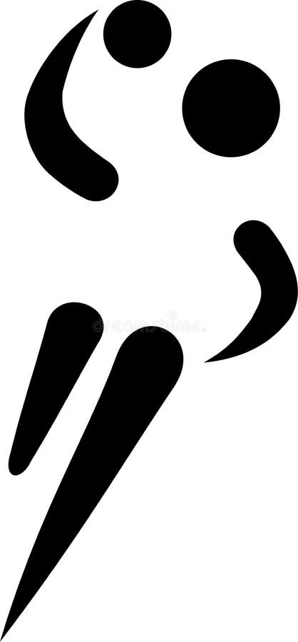 Pictogramme de handball illustration de vecteur. Illustration of ...